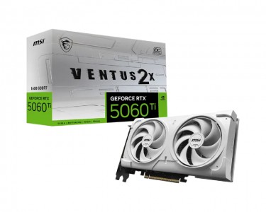 MSI GeForce RTX 5060 Ti 16G VENTUS 2X OC WHITE PLUS