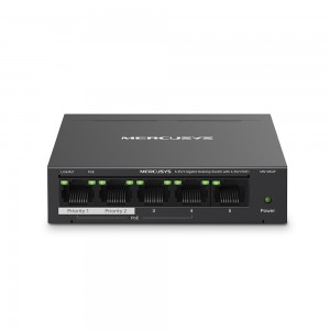 MERCUSYS MS105GP(UN) 5-Port Gigabit Desktop Switch with 4- Port PoE+
