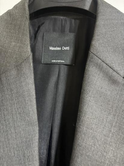 Massimo Dutti Sako sivi NOVO-100% vuna