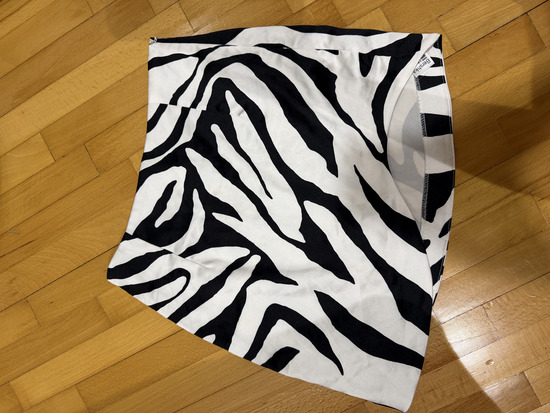 Bershka mini zebra suknjica