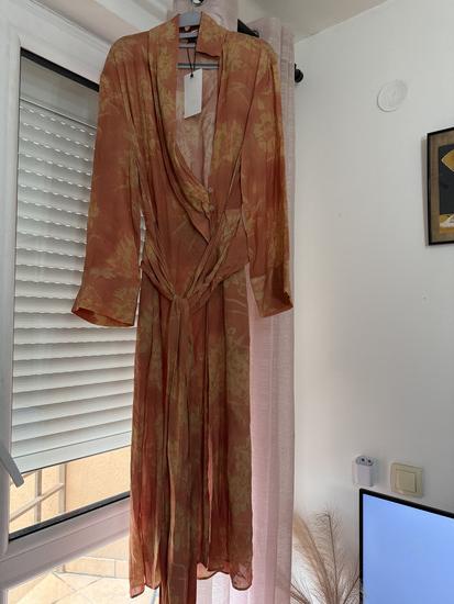 Zara kimono haljina od viskoze