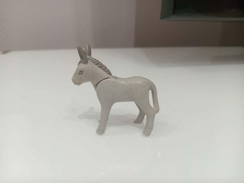 Playmobil Miniature Big Grey Donkey