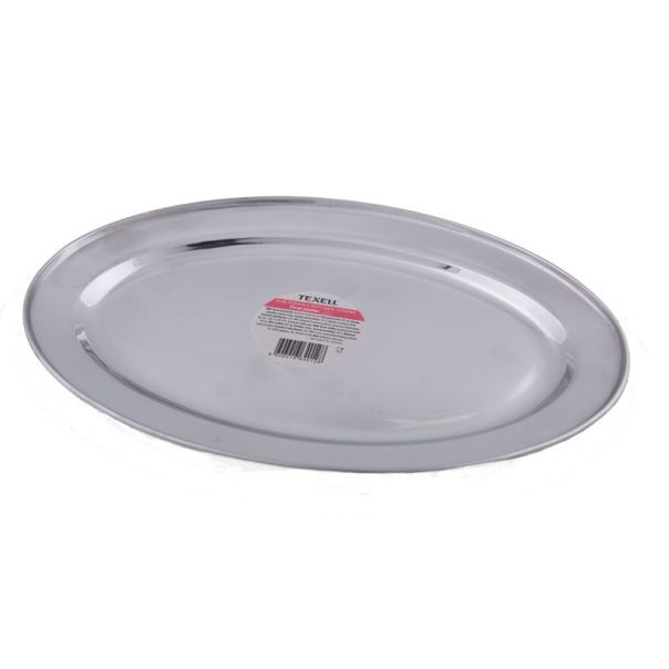 TEXELL Oval inox 25 x 18 cm