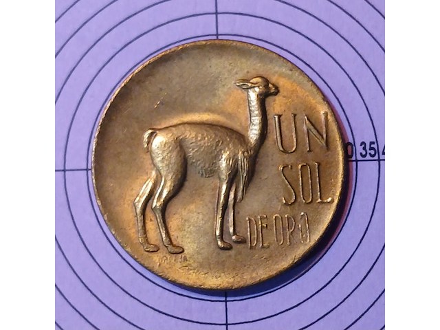 Peru 1 sol de oro 1969g km248