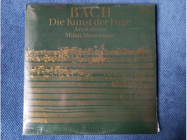 BACH Die Kunst der Fuge-Ars Rediviva, Milan Munclinger