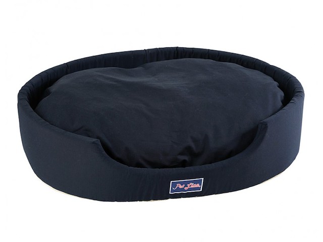 Pet Line Krevet za male pse i mačke Oval Navy 52cm