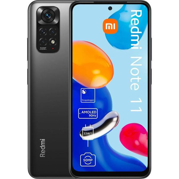 Refabrikovan Xiaomi Redmi Note 11 4/128GB Graphite Gray DS 4G Grade-B