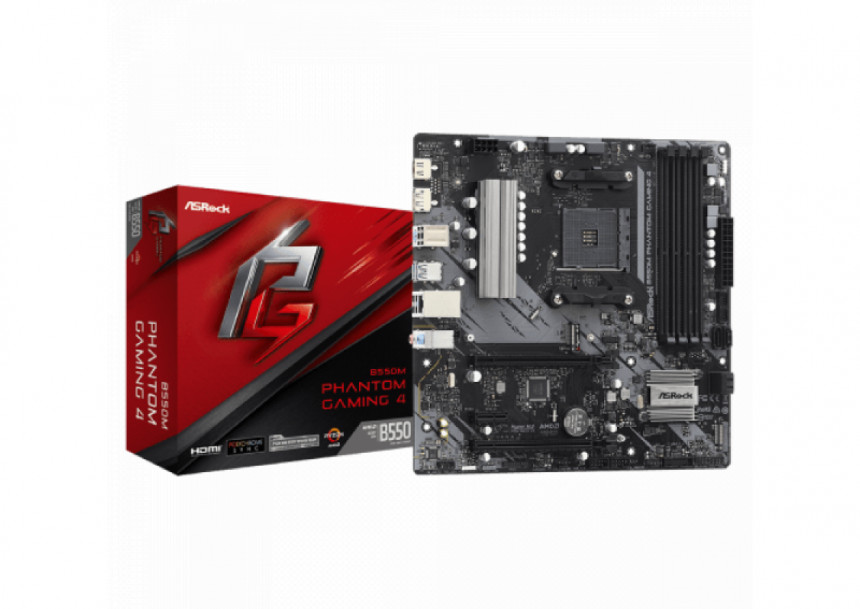 MB AM4 ASRock B550M Phantom Gaming 4 90-MXBE90-A0UAYZ