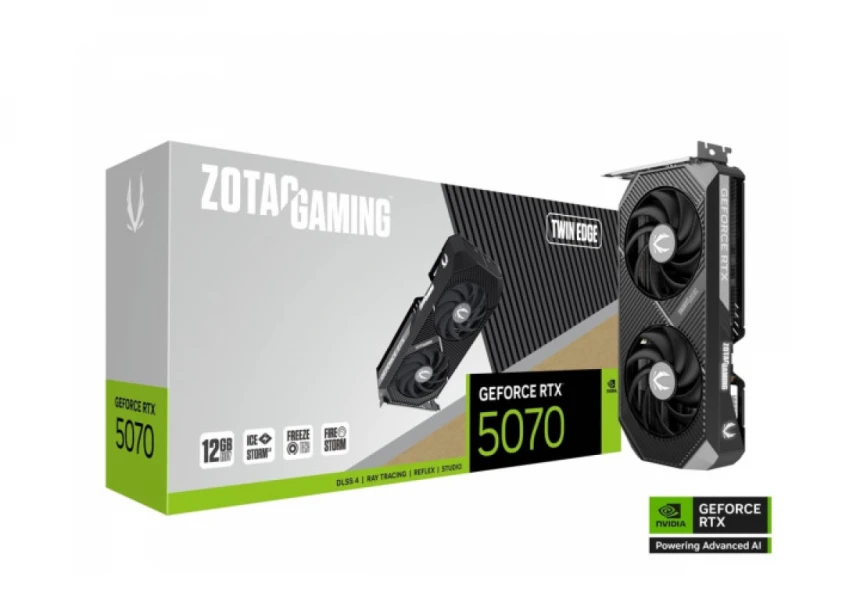 SVGA Zotac RTX 5070 Twin Edge 12GB GDDR7 192bit , ZT-B50700E-10P
