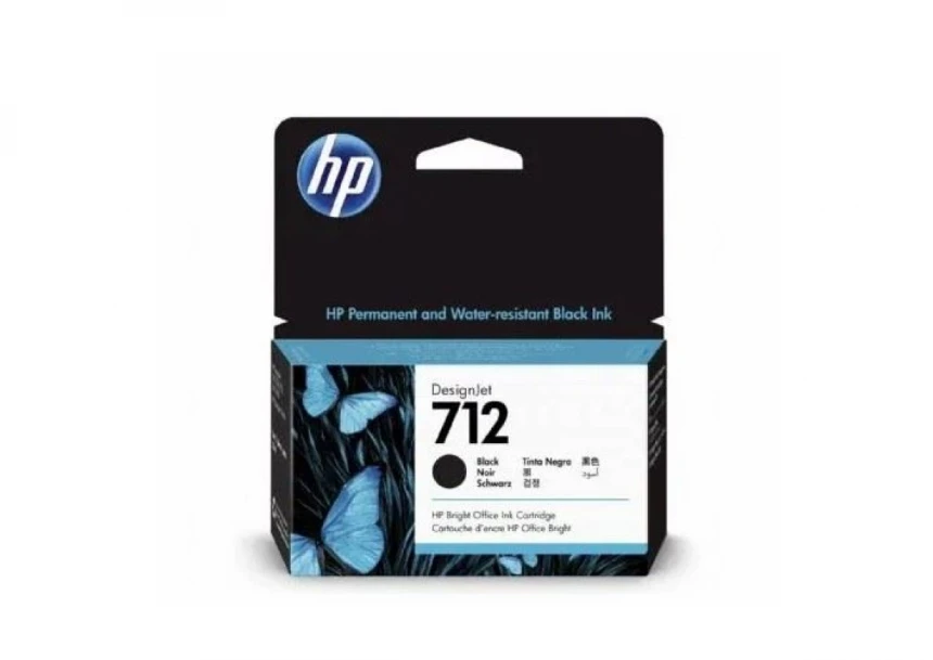 SUP INK HP 3ED70A HP 712 Black 38ml