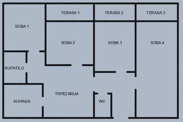 Izdajem četvorosoban stan pravnom licu