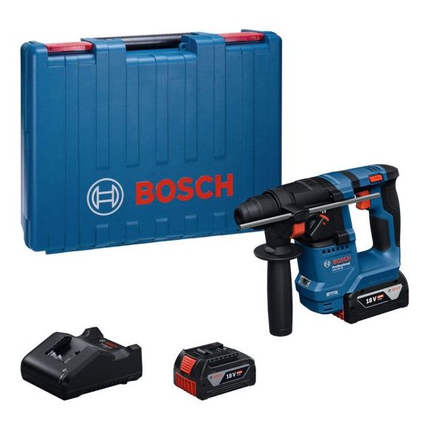 BOSCH Aku elektro-pneumatski čekić/bušilica GBH 18V-18, 2x4,0Ah + punjač 0611927002