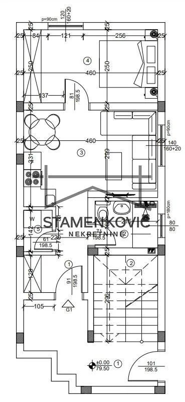 Prodaja, dvosoban stan, 37m², Adice, Novi Sad Sve Podlokacije