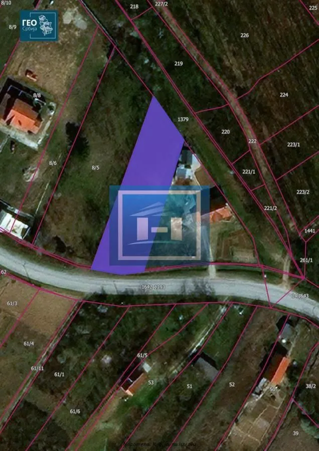 Prodaja, plac, 1260m², Lipar, Jagodina