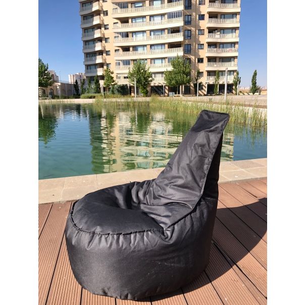 ATELIER DEL SOFA Baštenski lazy bag Aktif, crna