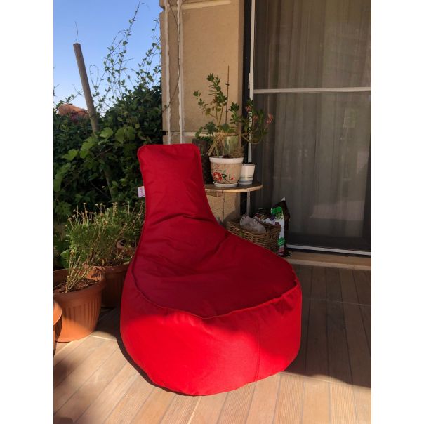 ATELIER DEL SOFA Baštenski lazy bag Aktif, crvena