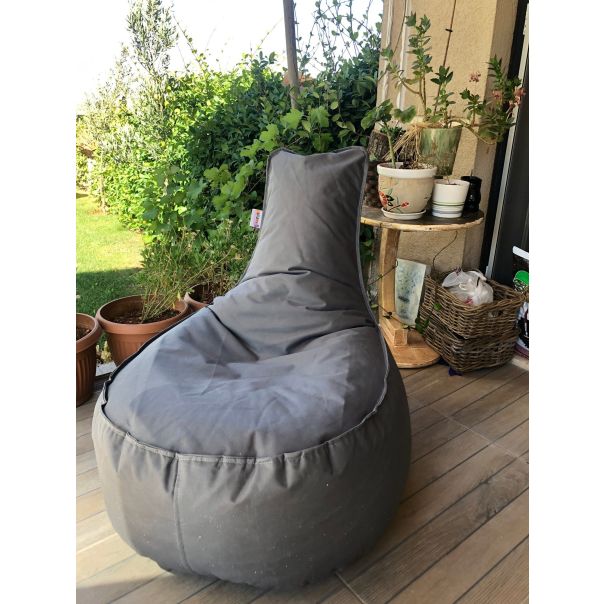 ATELIER DEL SOFA Baštenski lazy bag Aktif, siva