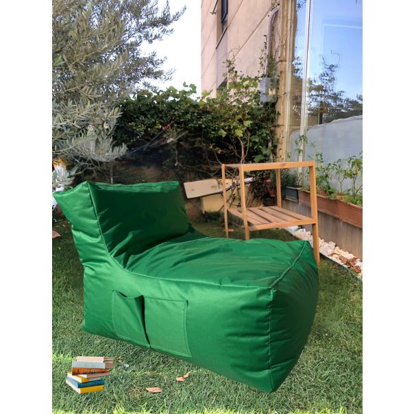 ATELIER DEL SOFA Baštenski lazy bag Xxl Sedir, zelena