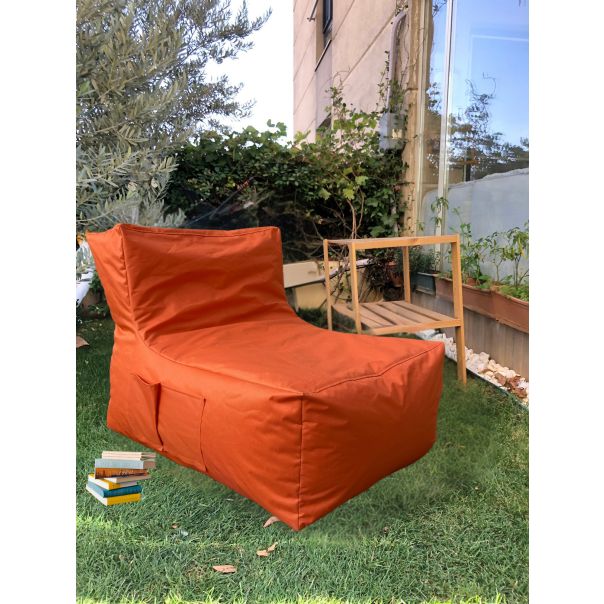ATELIER DEL SOFA Baštenski lazy bag Xxl Sedir, narandžasta