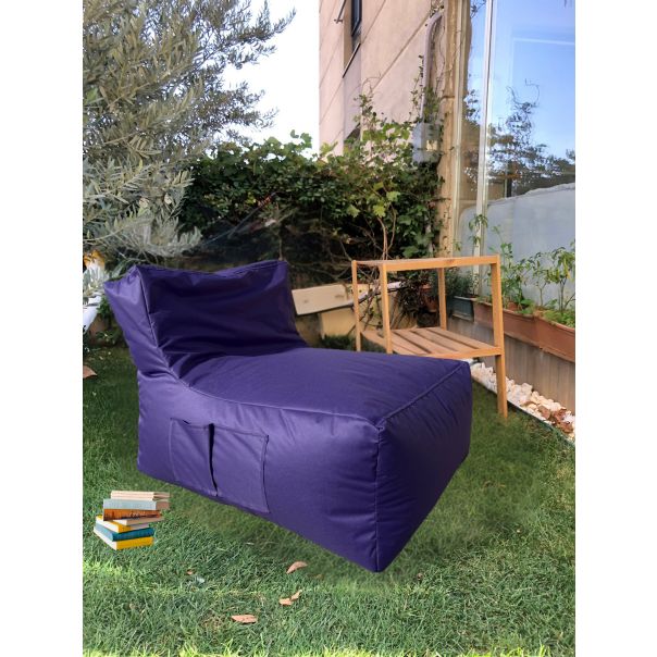 ATELIER DEL SOFA Baštenski lazy bag Xxl Sedir, ljubičasta