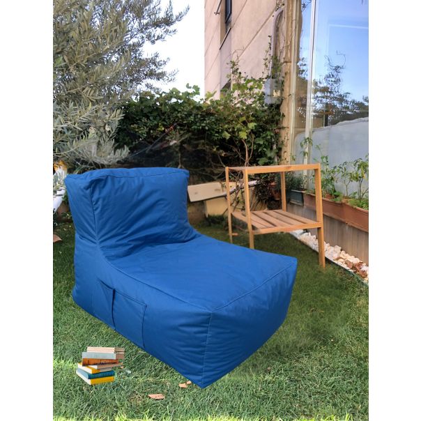 ATELIER DEL SOFA Baštenski lazy bag Xxl Sedir, plava
