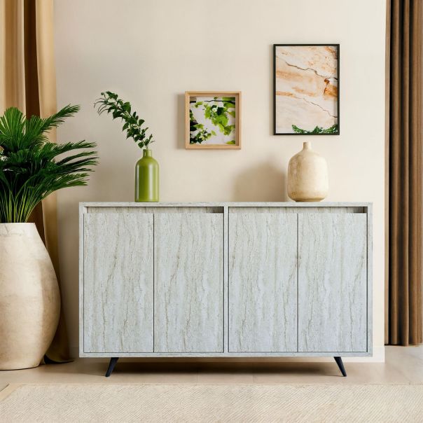 HANAH HOME Komoda Shans, krem