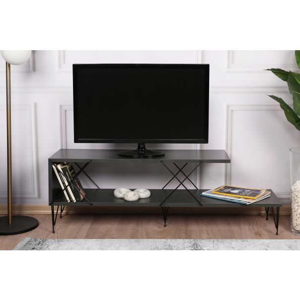 HANAH HOME TV polica Street, antracit