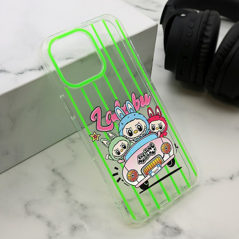 Futrola PRINT PARTY za iPhone 16 Pro Max (6.9) zelena LBB004