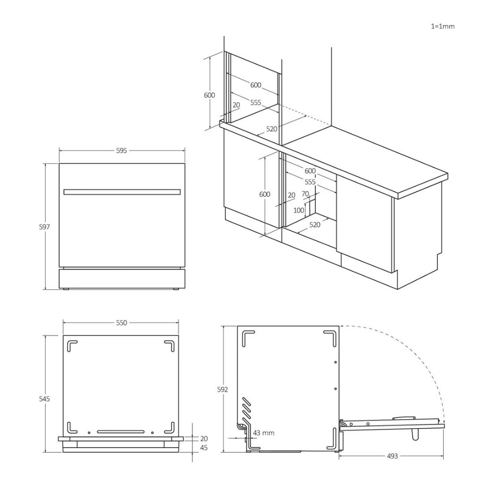 Haier ugradna sudomašina XPI 8D9FFB
