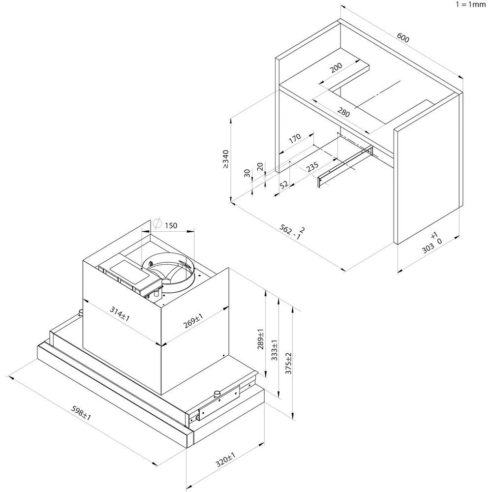 Haier teleskopski aspirator HABT6CBS6XBSLC