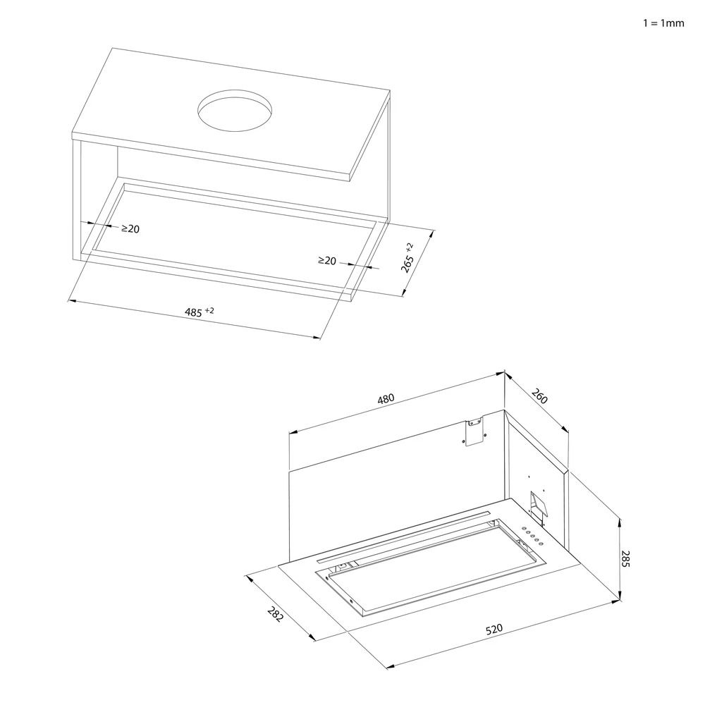 Haier ugradni aspirator HAPY52ES6BEE