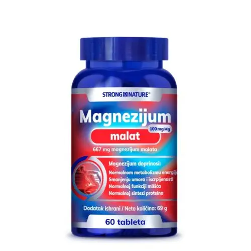 Strong Nature Magnezijum malat 100mg 60 tableta