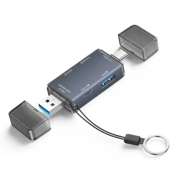 Kettz KT-CR61 čitač kartica 6 u 1 SD 3.0 TF 5Gbps