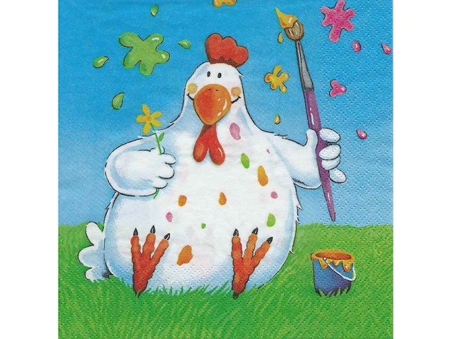 Salveta POV59_249 - 33cm Pilići Kokoška