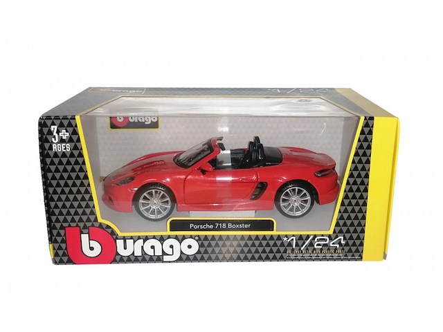 1:24 Burago Porsche 718 Boxter