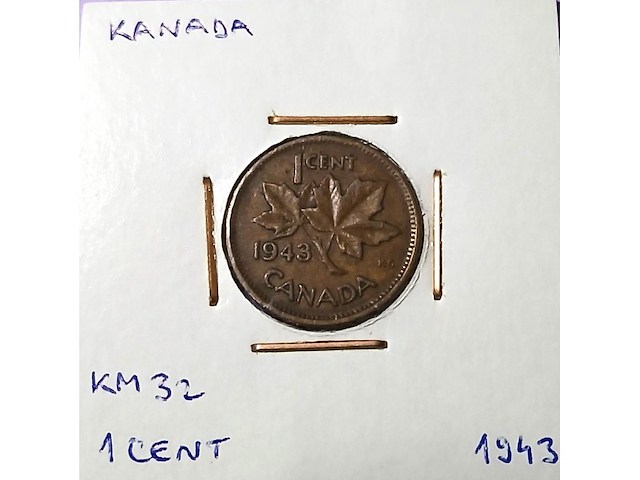 Kanada 1 cent 1943 km32