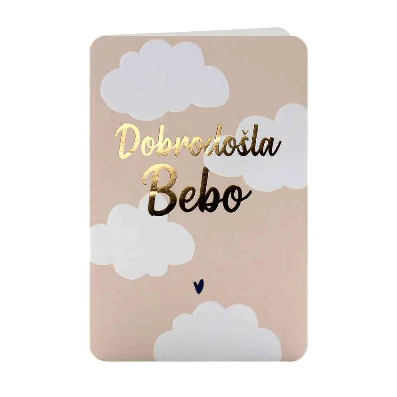ČESTITKA DOBRODOŠLA BEBO