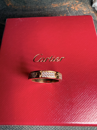 Cartier love prsten sa cirkonima