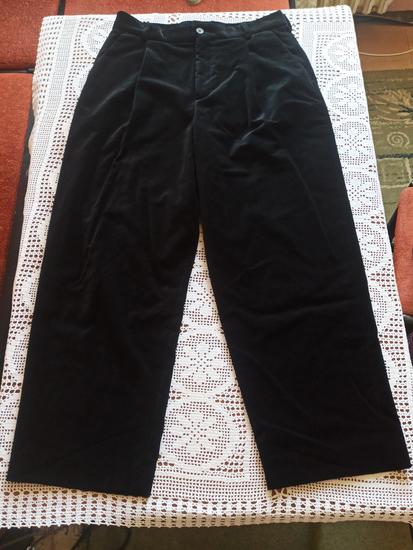 Zara sjajne plisane lux pantalone baggy 40