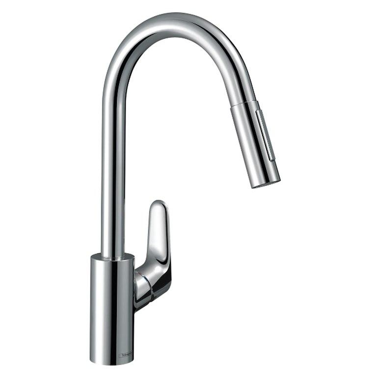 Hansgrohe focus m41 240 slavina za sudoperu sa izvlačnim tušem 2 mlaza 31815000