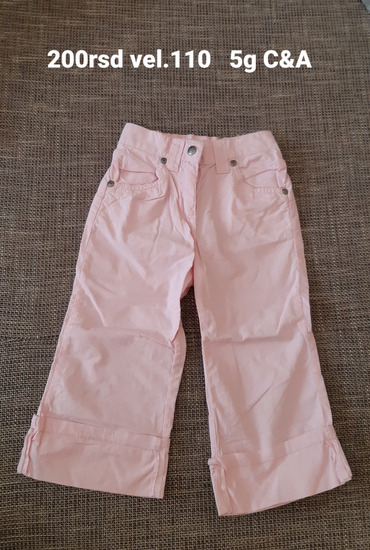 Dečije pantalone Palomino (C&A), roze boje.