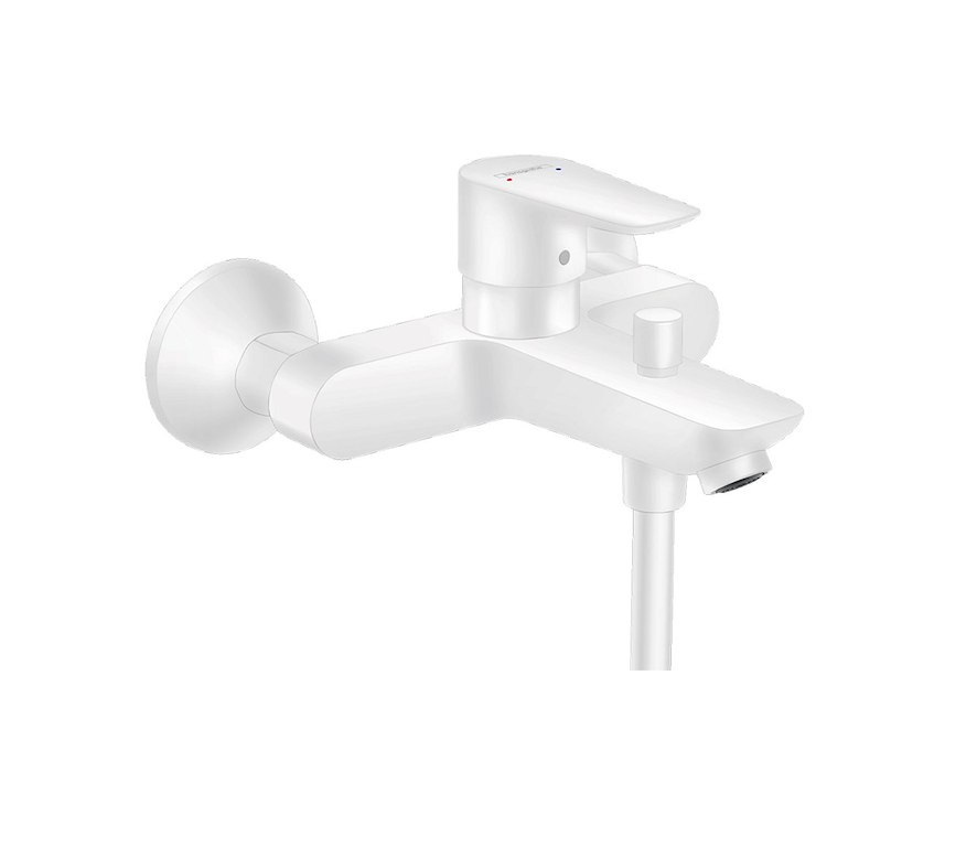 Hansgrohe Talis E slavina za kadu matt white 71740700