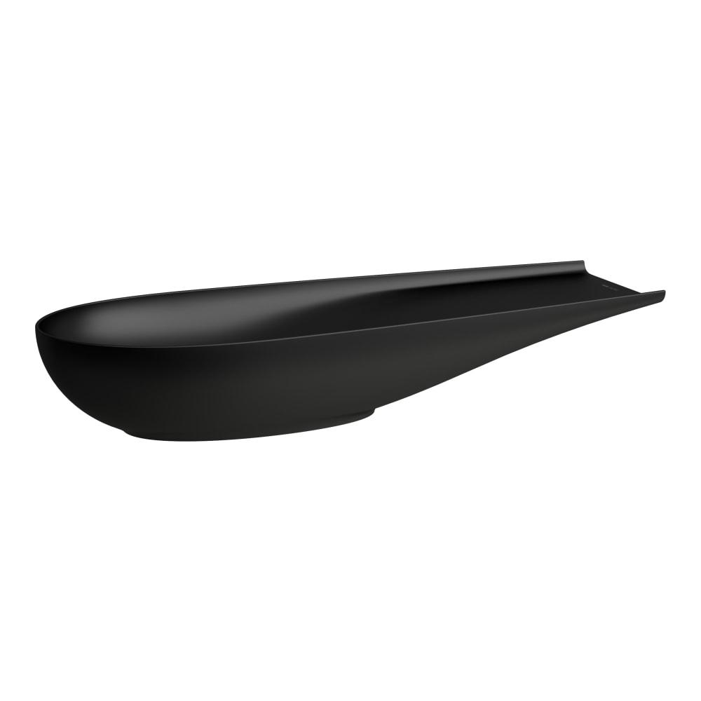 Laufen ilbagnoAlessi lavabo nadgradni 100x38 black matt 8.1897.4.716.112.1