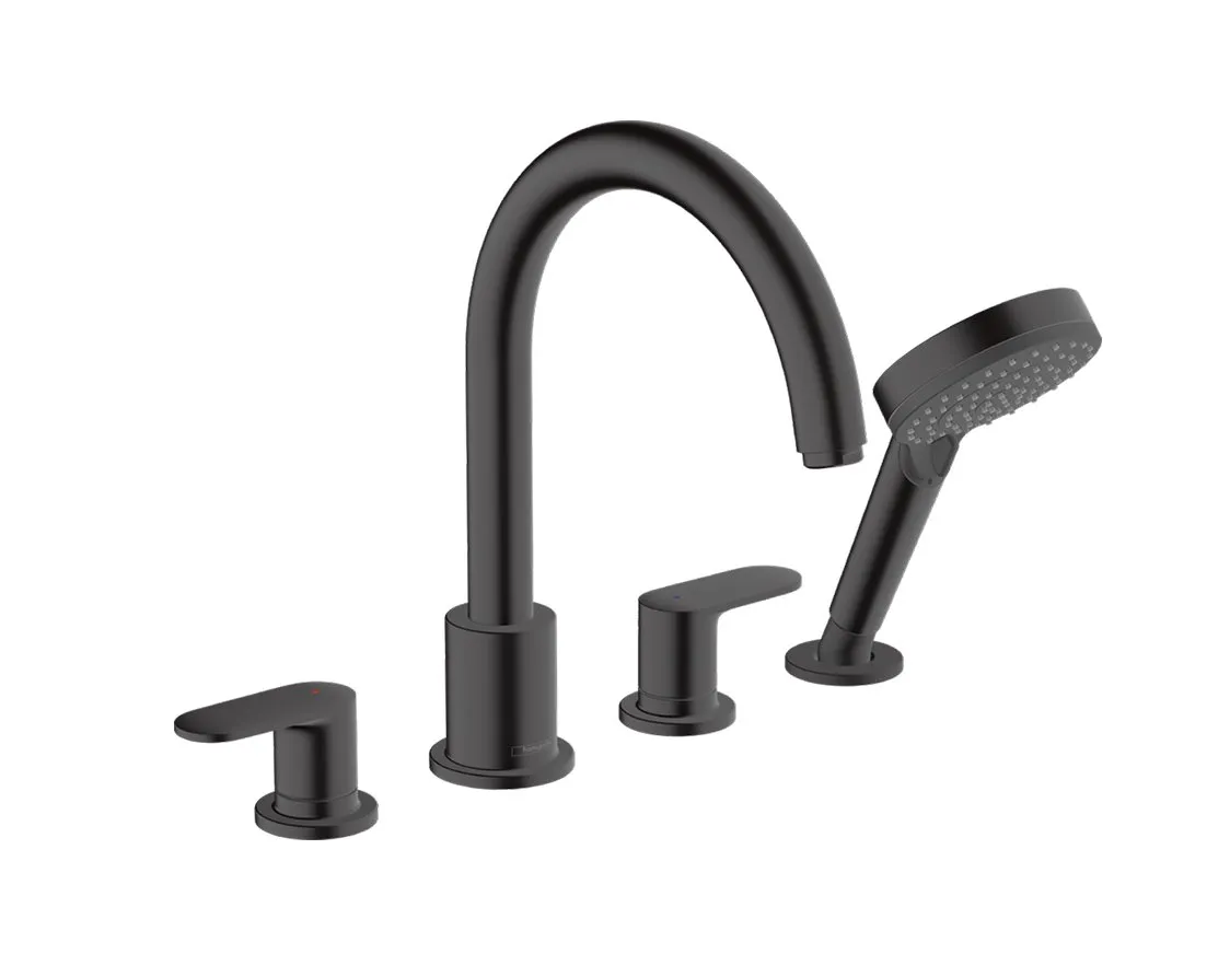 Hansgrohe Vernis Blend ugradna slavina za kadu na 4 rupe matt black 71456670
