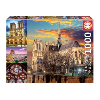 Puzla - Notre Dame Collage, 1000 pcs