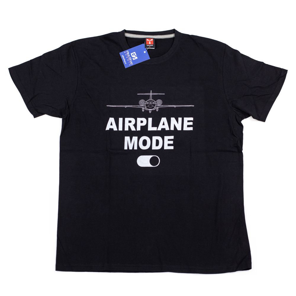 T-shirt - Airplane Mode - Black