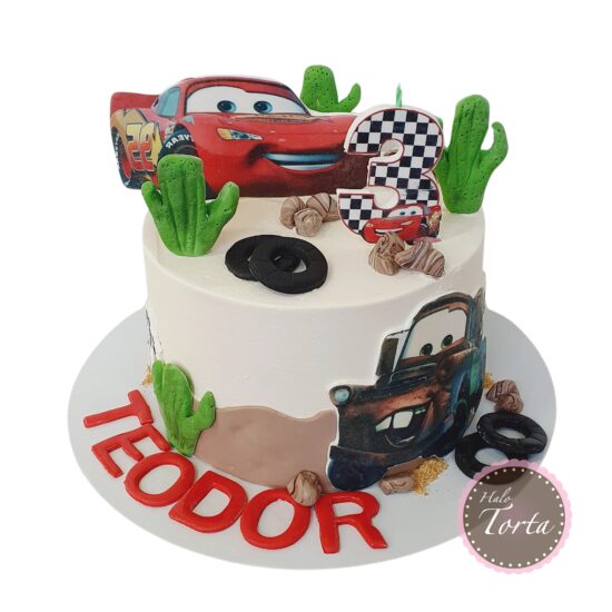 Munjevita Torta – Cars Munja McQueen