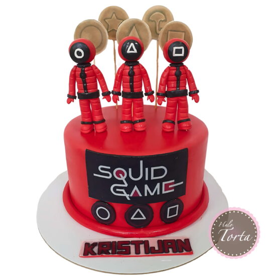 Squid Game torta
Squid Game torta
