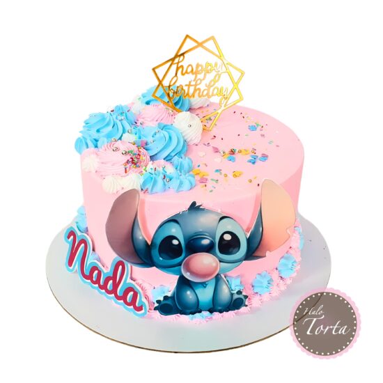 Lilo i Stič roze torta