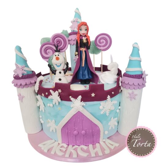 Torta Frozen Ana i dvorac